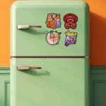 Indian Themed Diy Refrigerator Magnets Set of 4 4x4 Inch